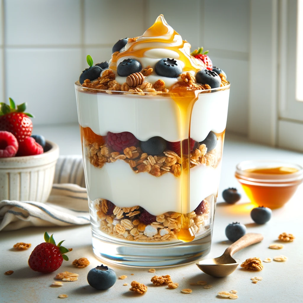 VANILLA HONEY YOGURT PARFAIT– HYVE Honey