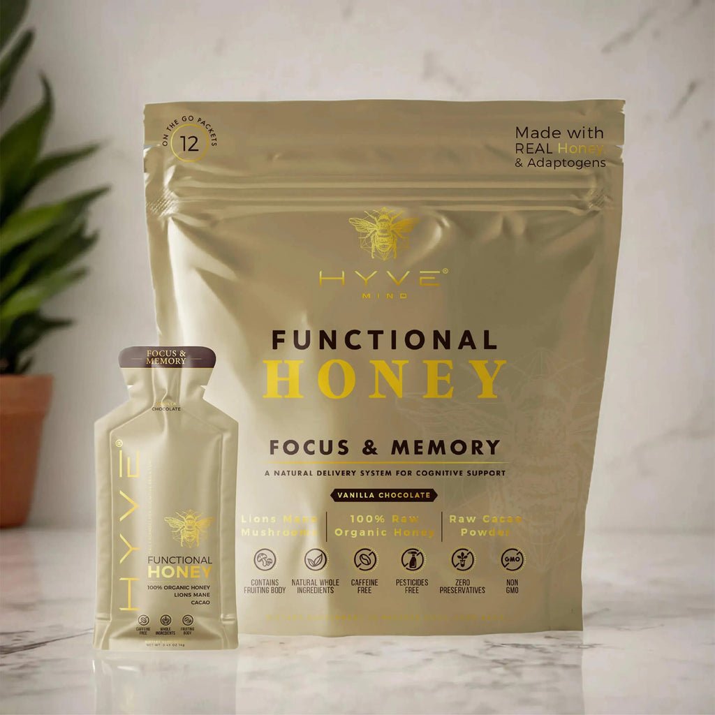 HYVE Mind - Focus & Memory Functional Honey - 12 Pack– HYVE Honey